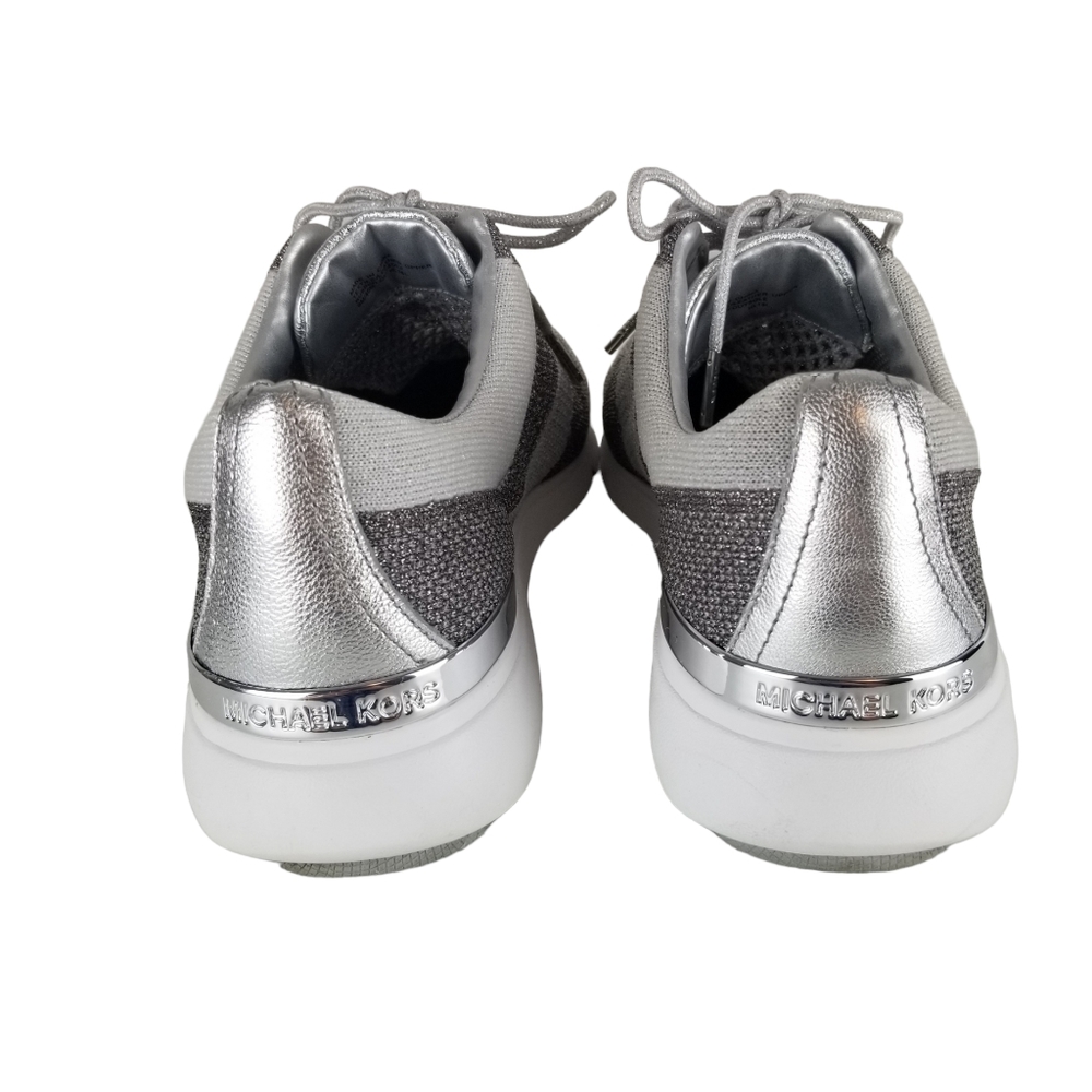 Michael Michael Kors 9m Silver Tennis Shoes - Gem